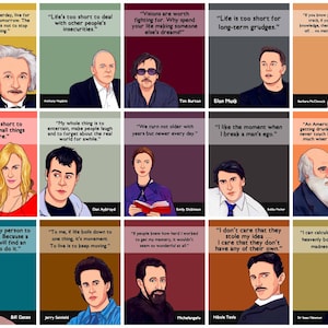 Famous People With Autism,15 Printable Posters, Autism Awareness Day ...