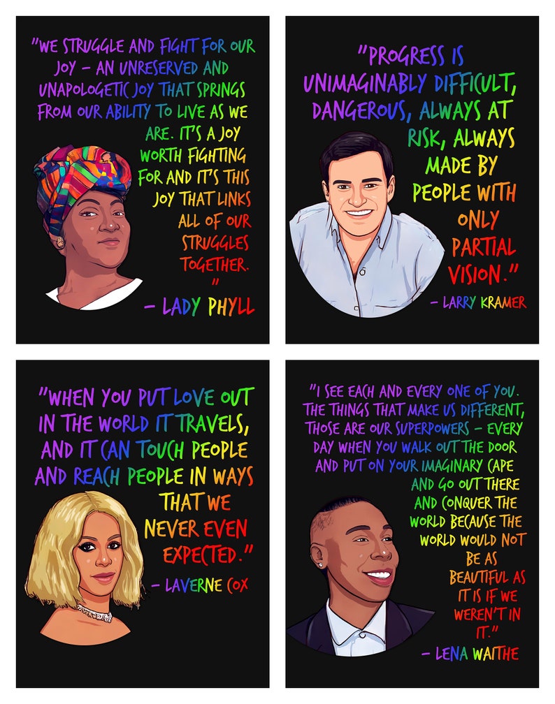 LGBT Pride Month, LGBT History Month, Printable Quotes, Classroom Decor ...