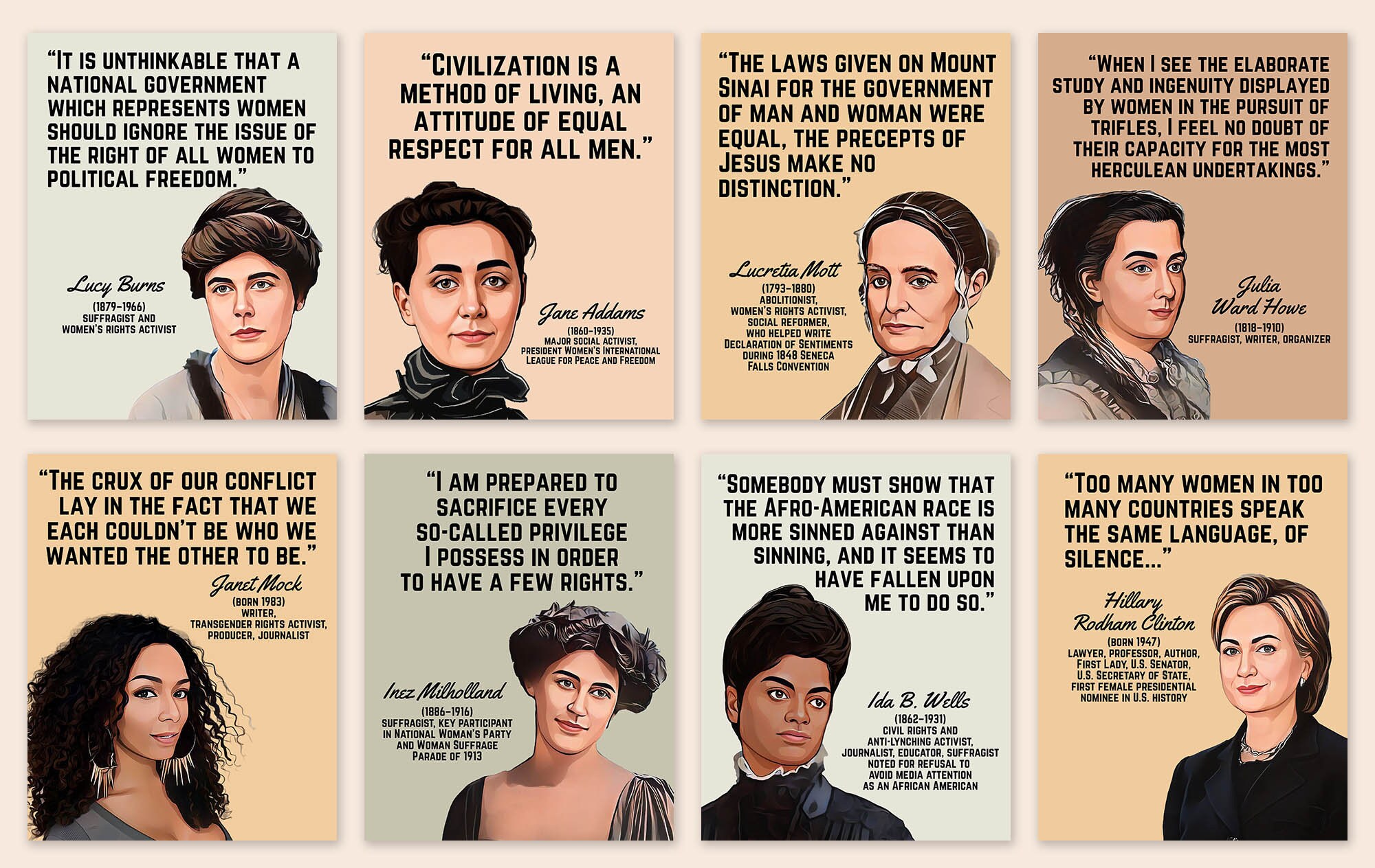 Women's History Month Posters American History, Bulletin Board Display ...