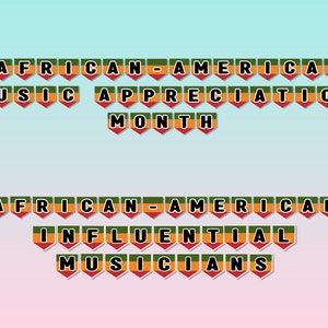 African American Music Appreciation Month, the Arts, Black Artists, 24 ...