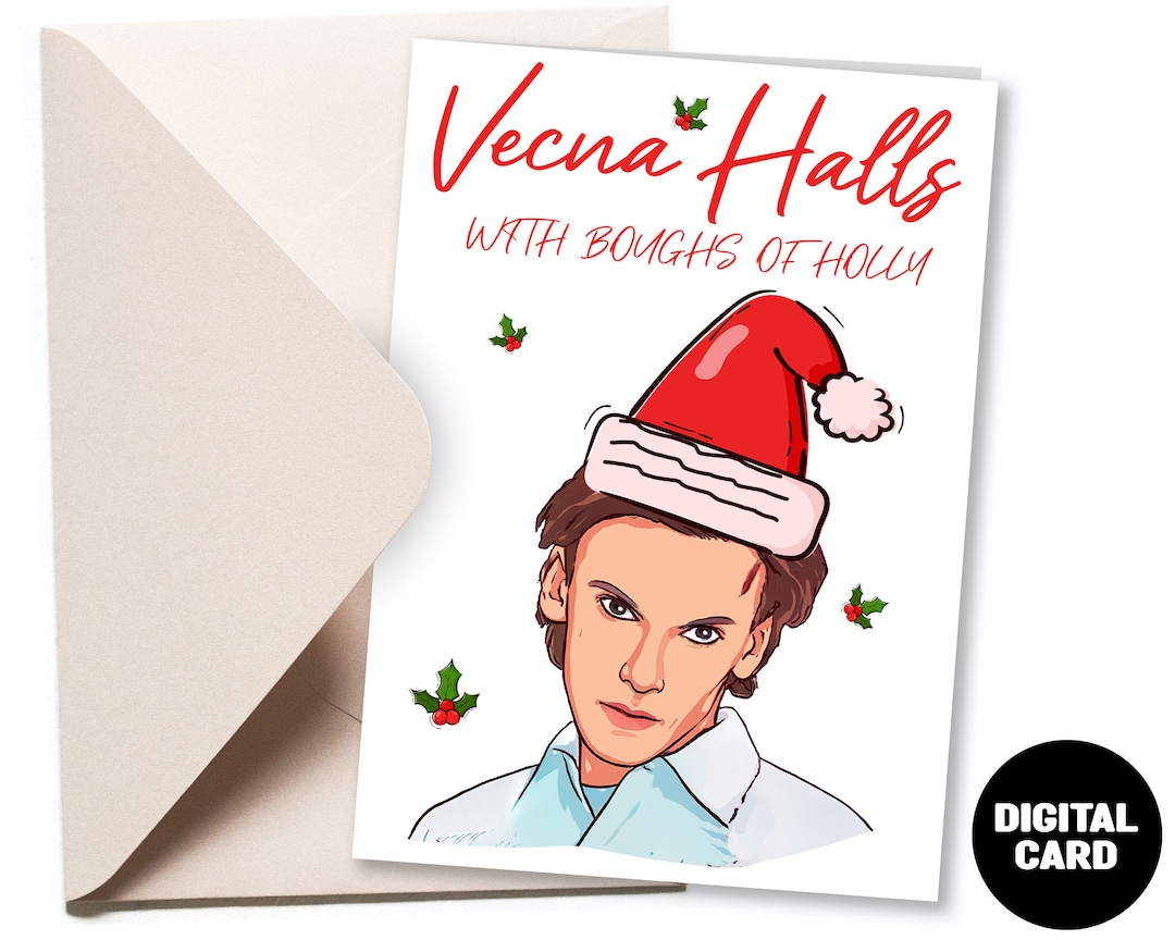 Vecna Strange Things Funny Christmas Card Funny Greetings - Etsy