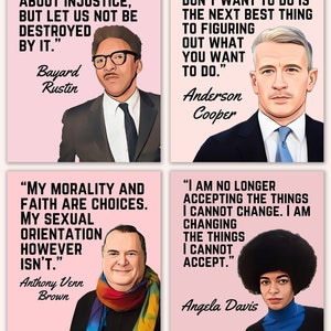 LGBT History Month, Lgbt Pride Month, Classroom Posters, Famous LGBTQ+ ...
