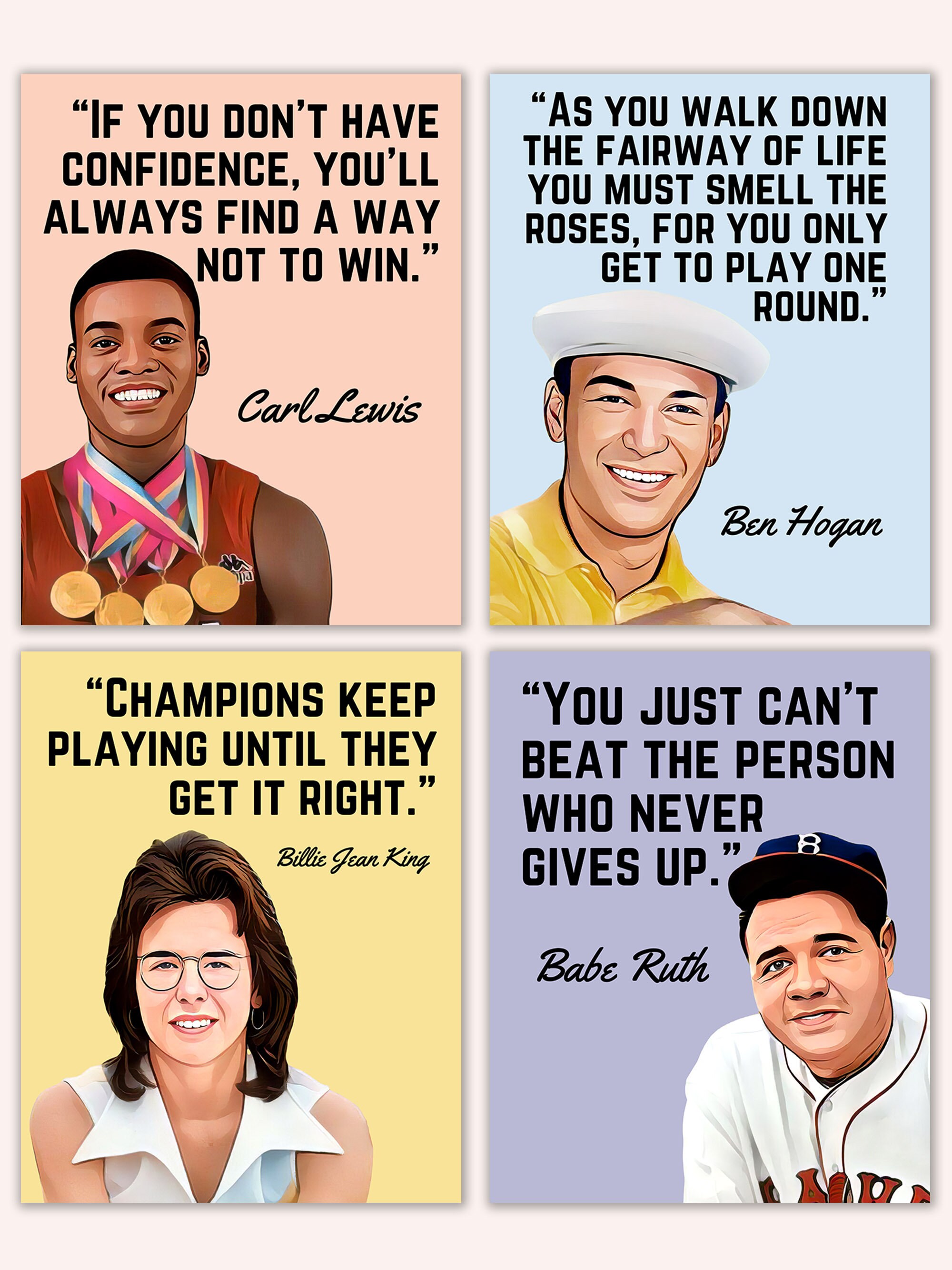 Digital Download Famous Athletes Posters, Classroom Decor, Office ...