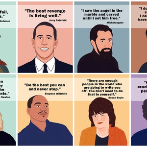 Various Sizes | Famous People With Autism Posters, National Autism ...