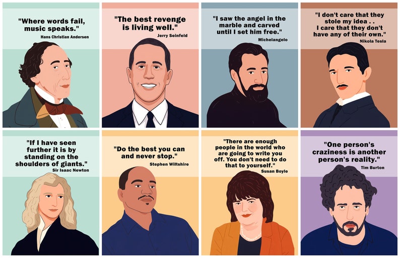 Various Sizes Famous People With Autism Posters, National Autism ...