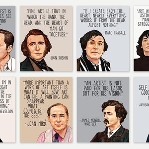 40 Famous Art Quotes for Kids by Artists - Classroom & Office Posters ...
