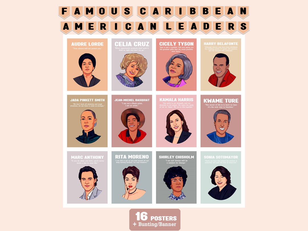 Caribbean American Heritage Month, Caribbean American Leaders, 16 ...
