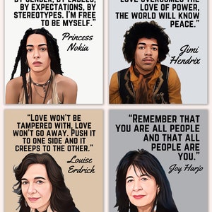 Famous Native American Leaders, Printable Indigenous Posters, National ...