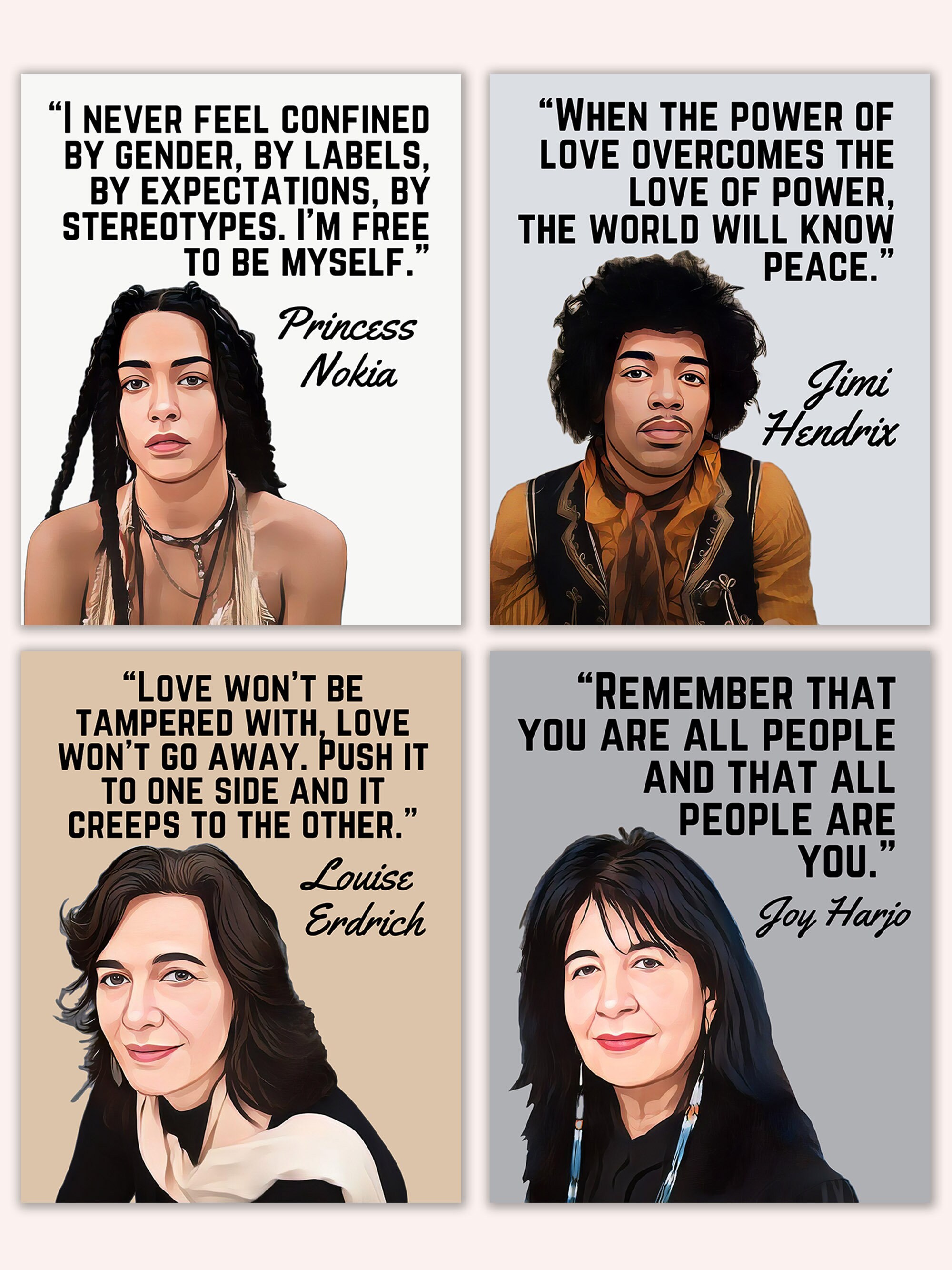 Famous Native American Leaders Printable Indigenous Posters - Etsy