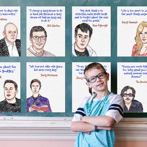 Famous People With Autism,15 Printable Posters, Autism Awareness Day ...