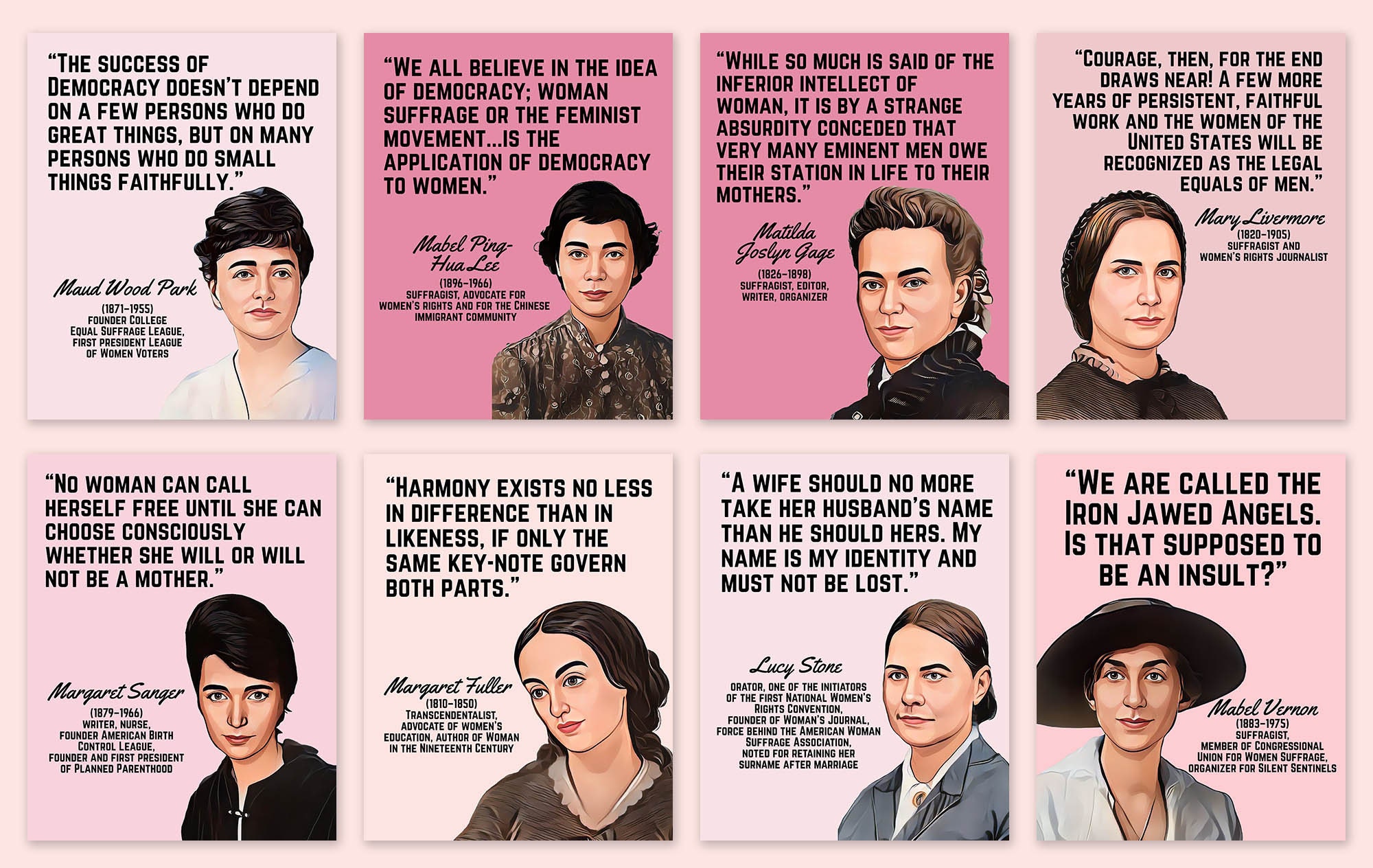 Women's History Month Posters Bulletin Board Display, American History ...