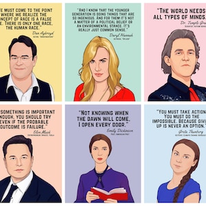 Famous People With Autism Posters, National Autism Acceptance Month ...