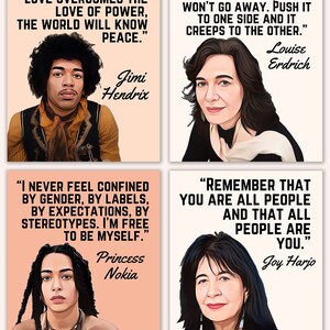 Famous Native American Leaders, Printable Indigenous Posters, National ...
