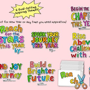 Motivational Bulletin Board Kit - Classroom New Year 2025 Decor ...