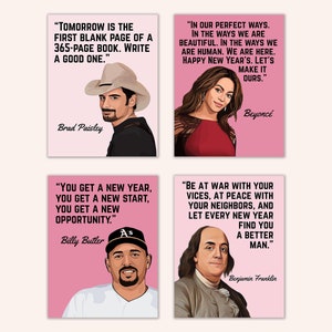 32 Posters, Inspiring and Motivational New Year Quotes 2025, Famous ...