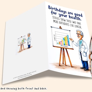 Scientific Birthday Card Printable - Birthdays Are Good for Your Health ...