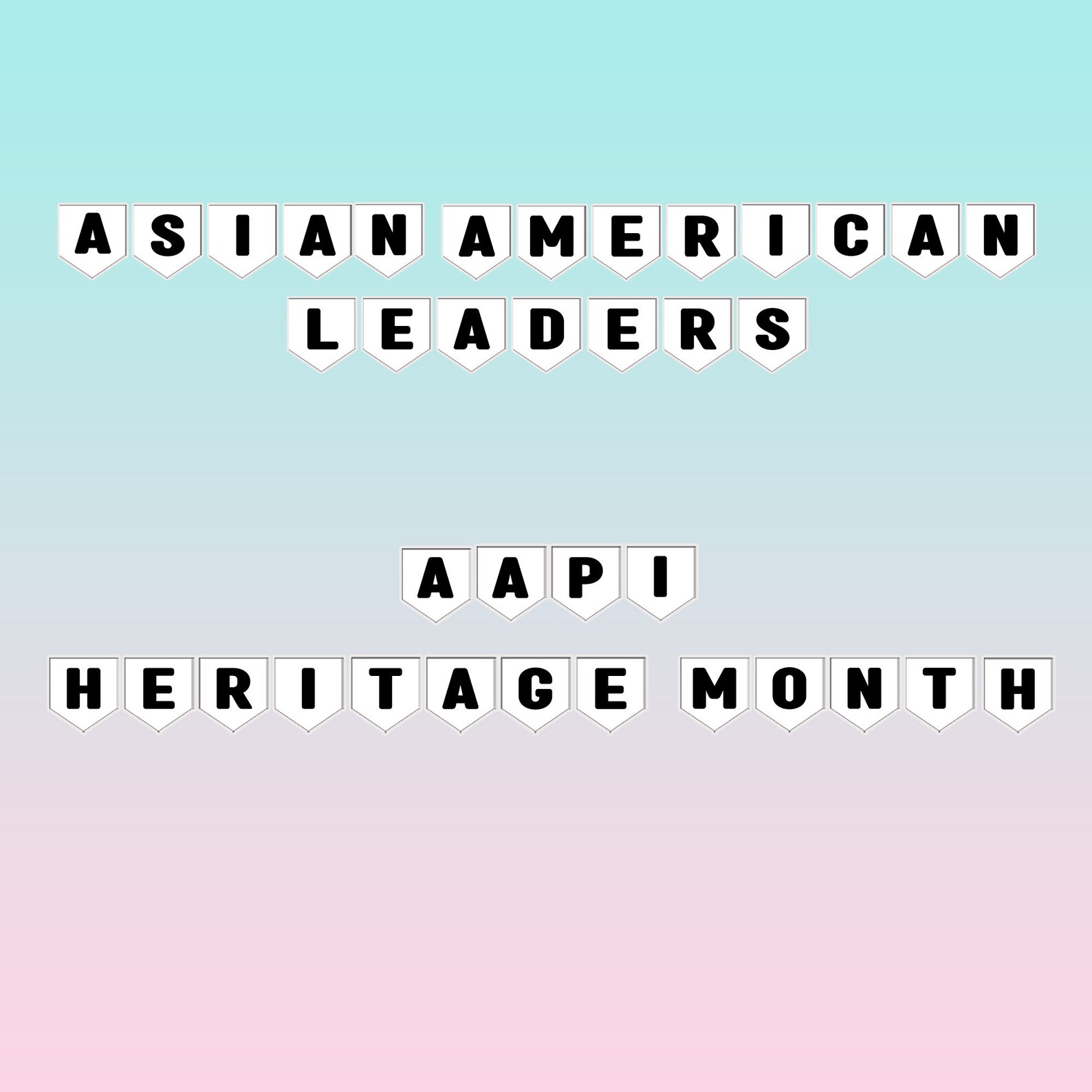 Asian American Leaders 18 Printable Biography Posters AAPI - Etsy