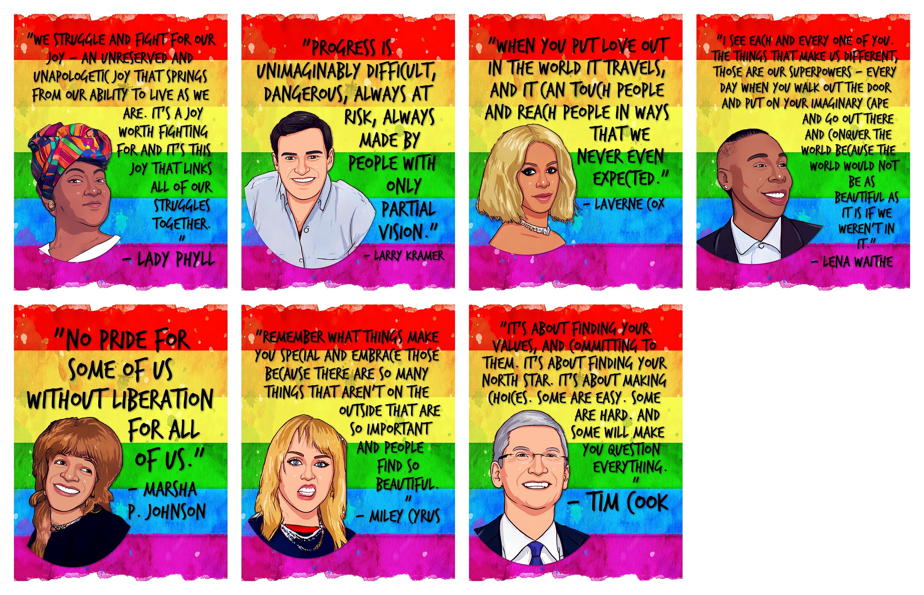 LGBT Pride Month Posters, LGBT History Month Bulletin Board Set ...