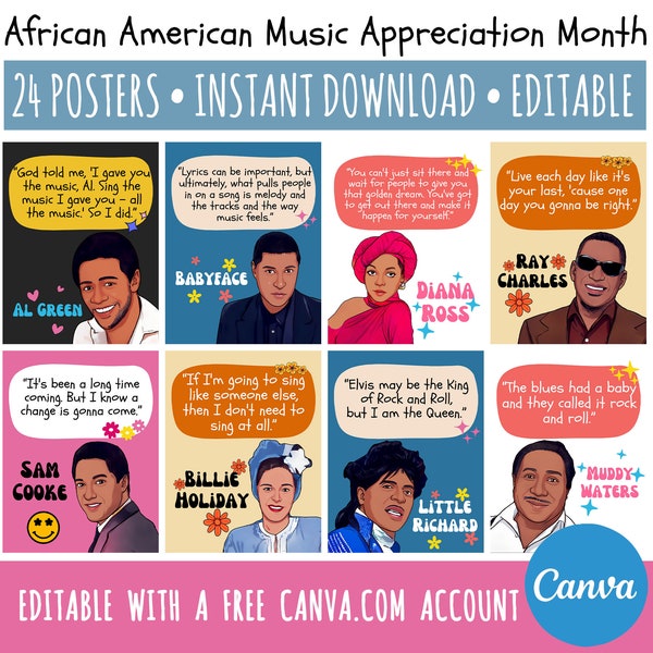 African American Posters for Classroom - Etsy