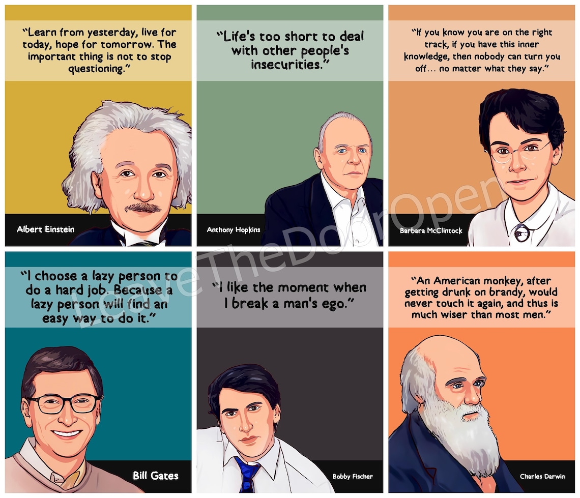 Famous People With Autism15 Printable Posters Autism - Etsy