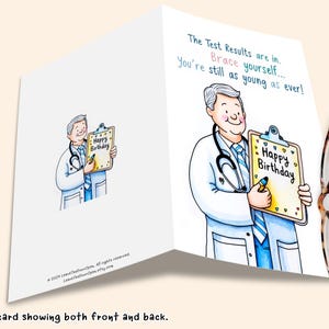 Doctor Birthday Card Digital: Celebrate With Humor and Fun Printable ...