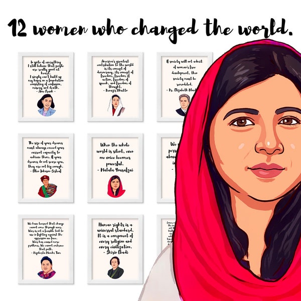 Kids Who Changed the World Poster - Etsy