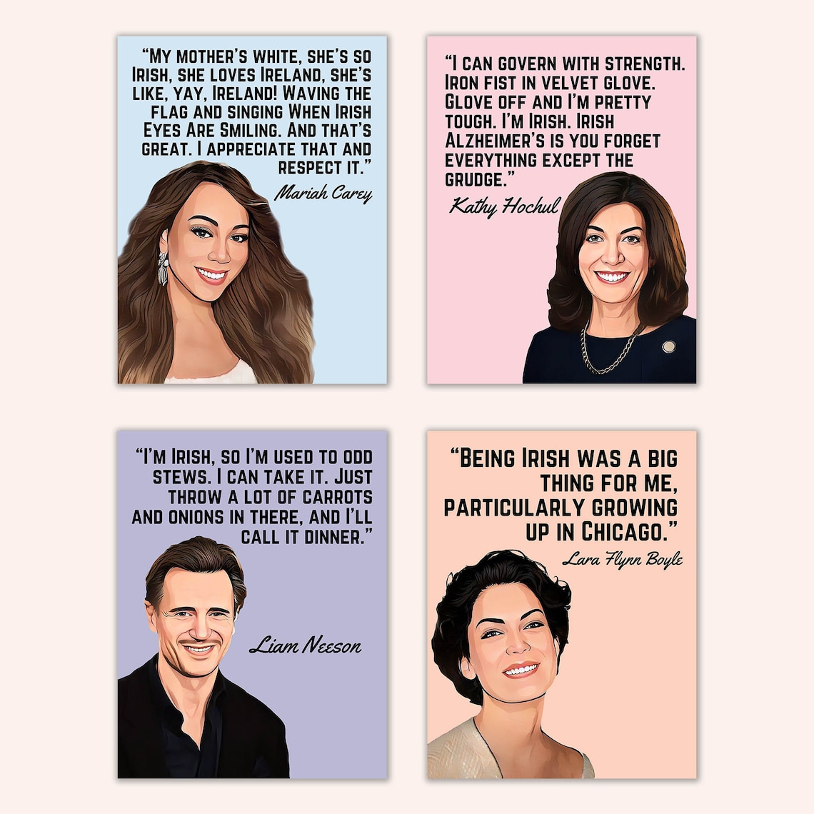 20 Famous Irish Americans Quotes, Irish American Heritage Month, Saint ...