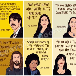 Golden - 12 Famous Native American Leaders - Printable Quote Poster ...