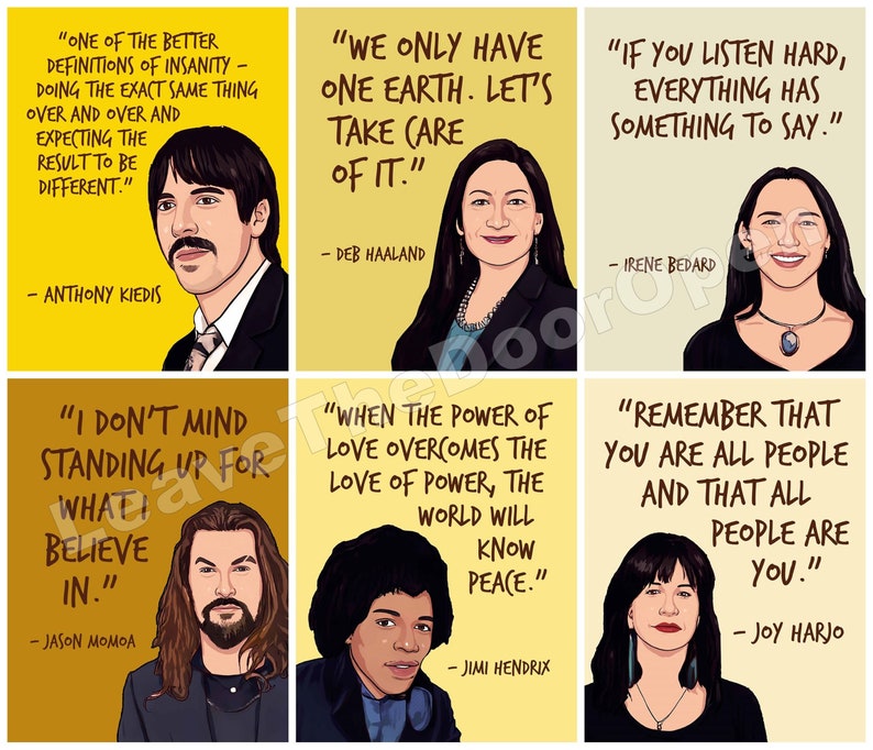 Golden 12 Famous Native American Leaders Printable Quote Poster Pack ...