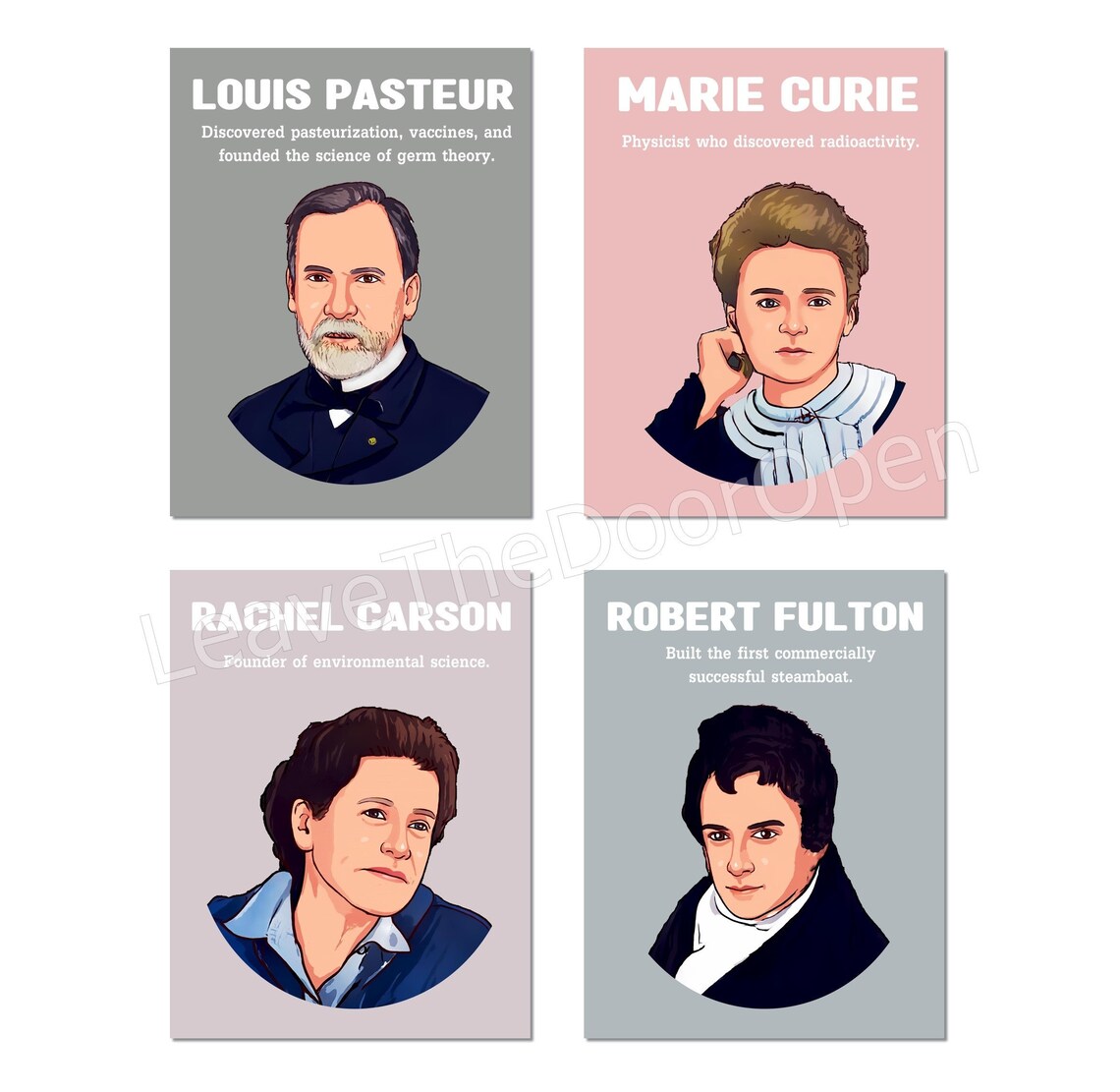 23 Famous Scientists and Inventors Posters STEM (Download Now) - Etsy