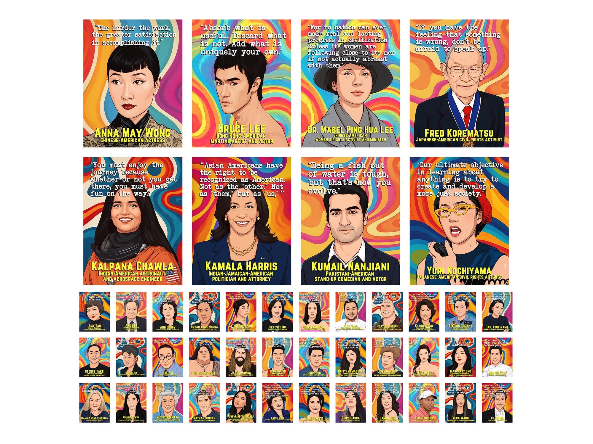 AAPI Posters, Asian American and Pacific Islander Heritage Month ...