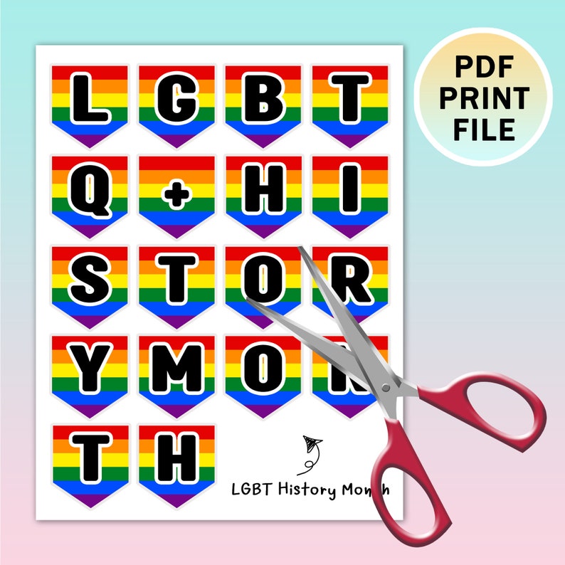 LGBT Pride Month, LGBT History Month, Printable Quotes, Classroom Decor ...