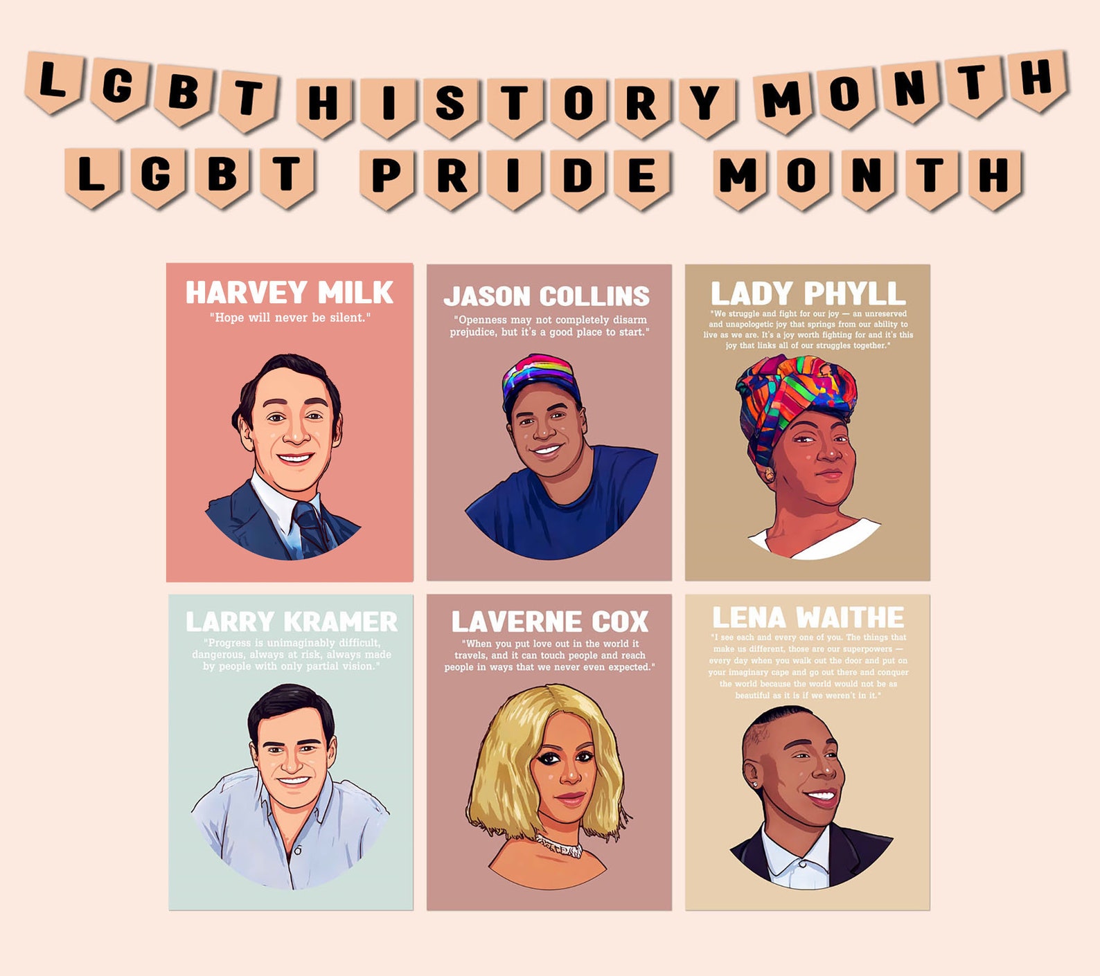 LGBTQ, History Month, LGBT Pride Month, 25 Elementary Classroom Posters ...