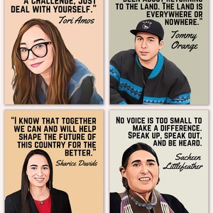 Famous Native American Leaders, Printable Indigenous Posters, National ...