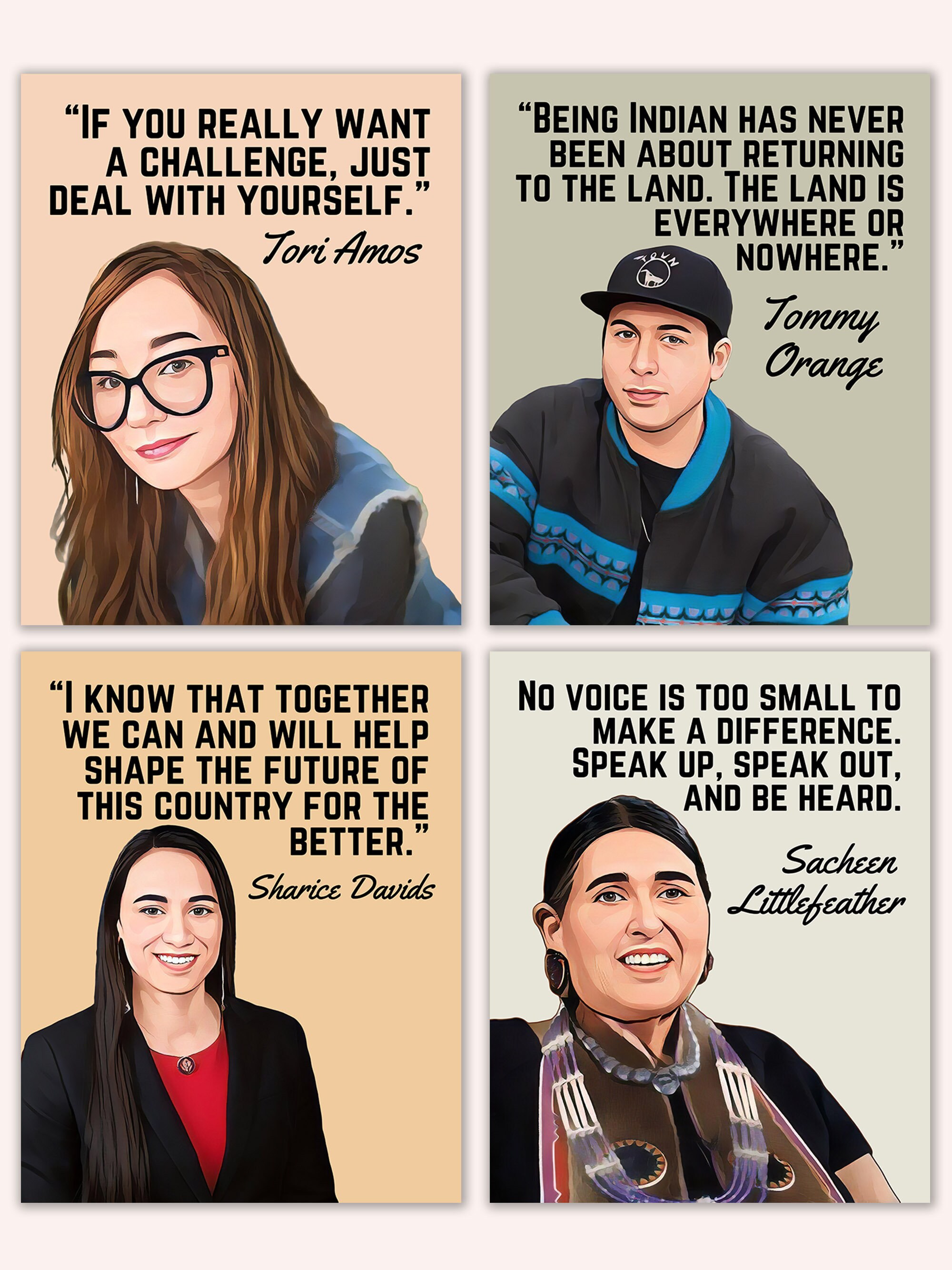 Famous Native American Leaders, Printable Indigenous Posters, National ...