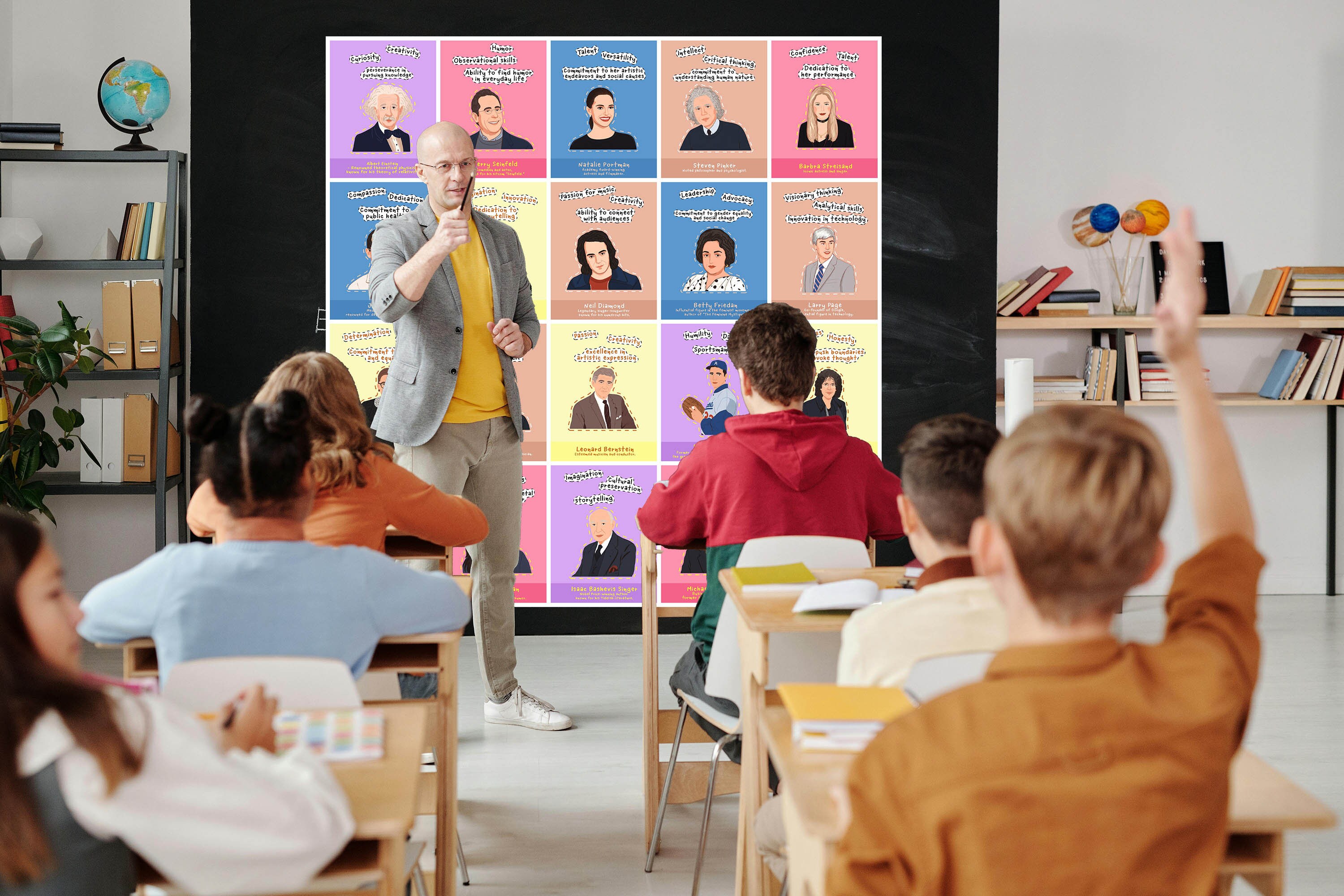 Jewish American Heritage Month Poster Set 20 Inspirational Figures for ...