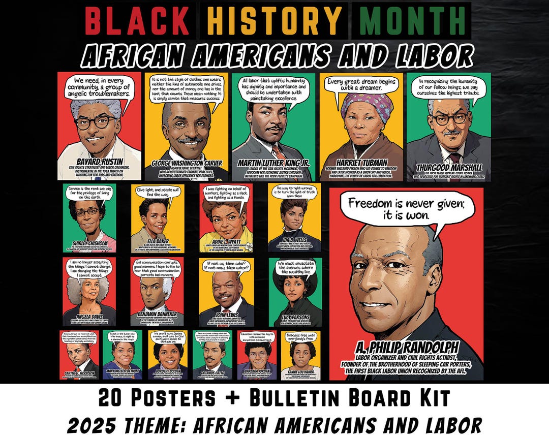 African Americans and Labor | Black History Month Posters Featuring ...