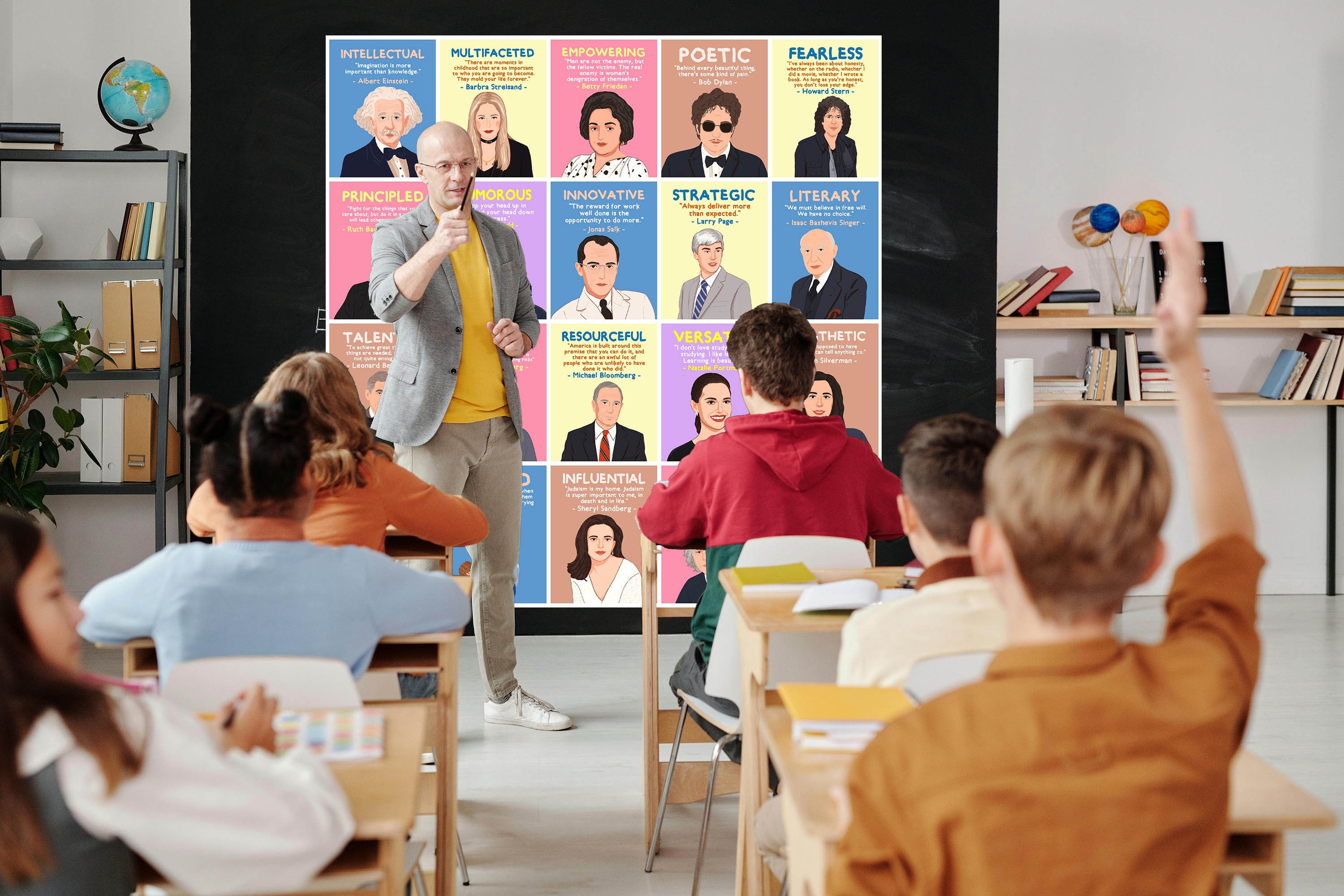 Jewish American Heritage Month Poster Set 20 Quotes From Icons for ...