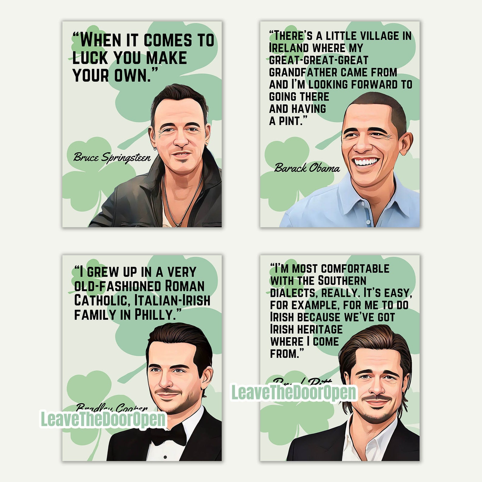 20 Famous Irish Americans Quotes, Irish American Heritage Month, Saint ...