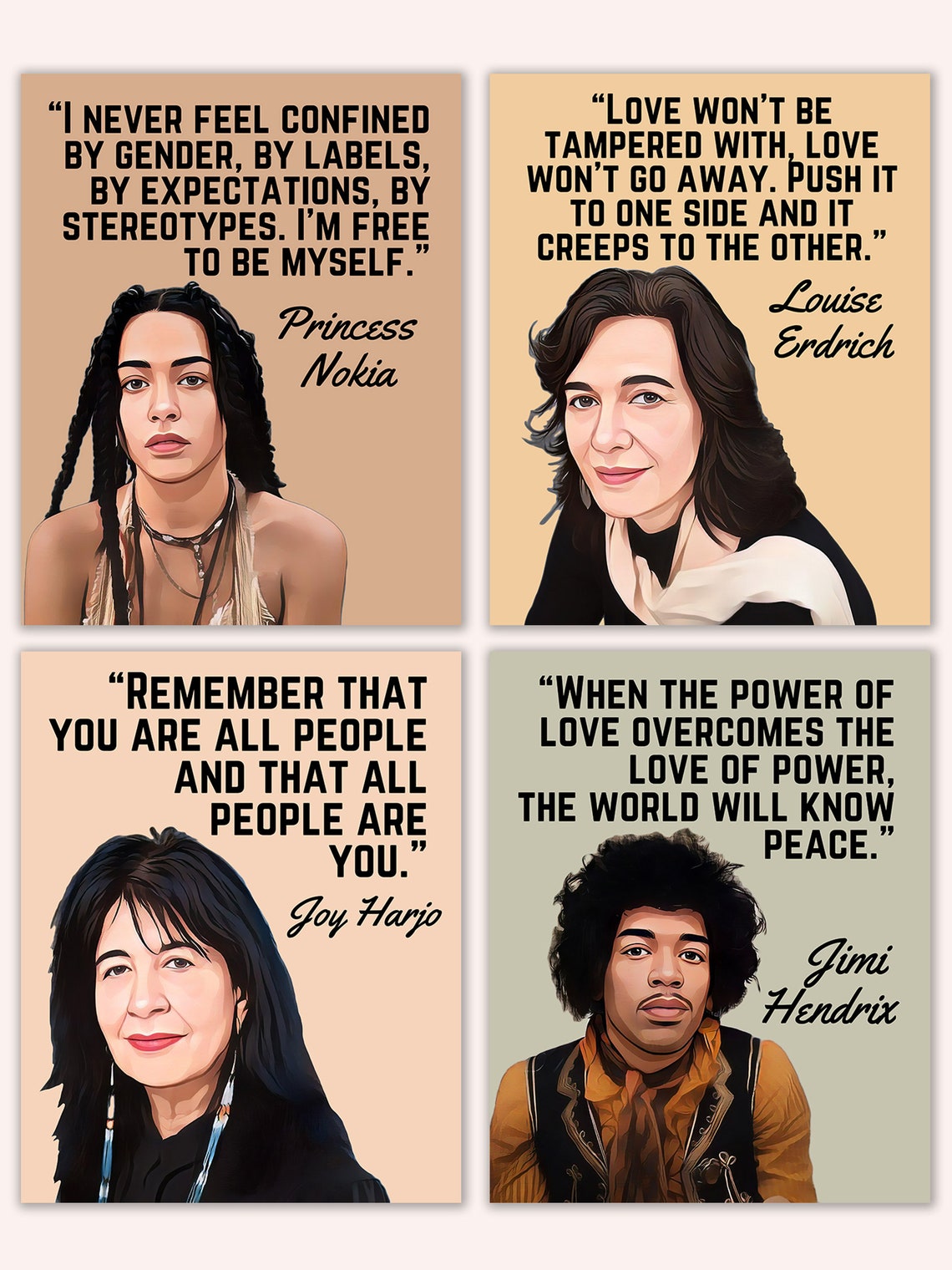 Famous Native American Leaders, Printable Indigenous Posters, National ...