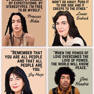Famous Native American Leaders, Printable Indigenous Posters, National ...