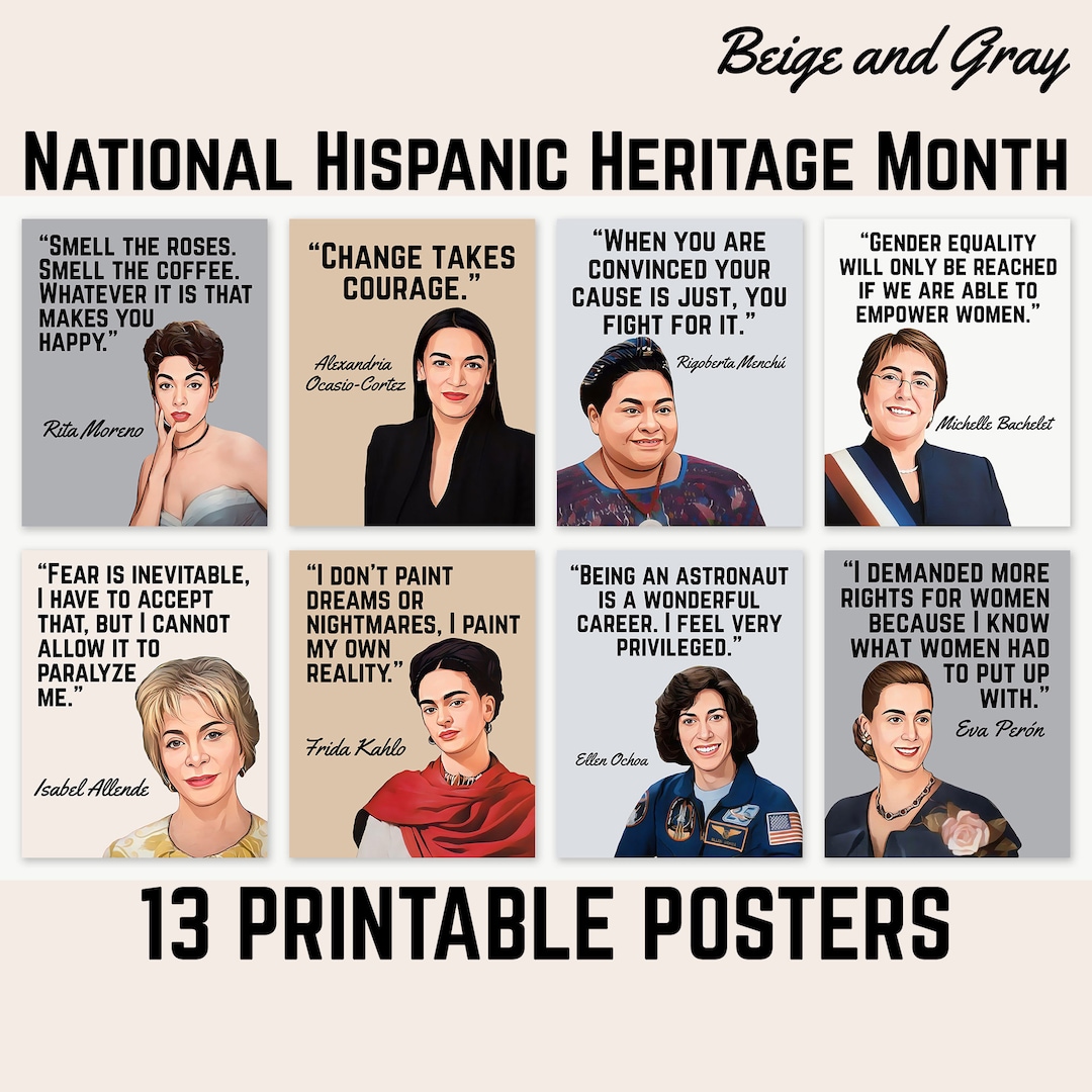 National Hispanic Heritage Month, Famous Hispanic Women in History ...