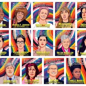 Pride Month Posters, LGBT History Month Bulletin Board Display, 44 ...
