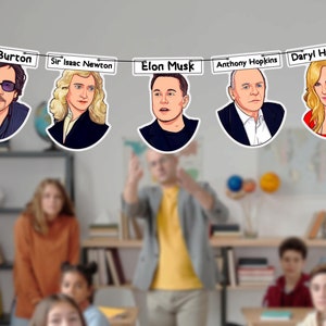 15 Faces,famous People With Autism,autism Awareness Day,classroom Decor ...