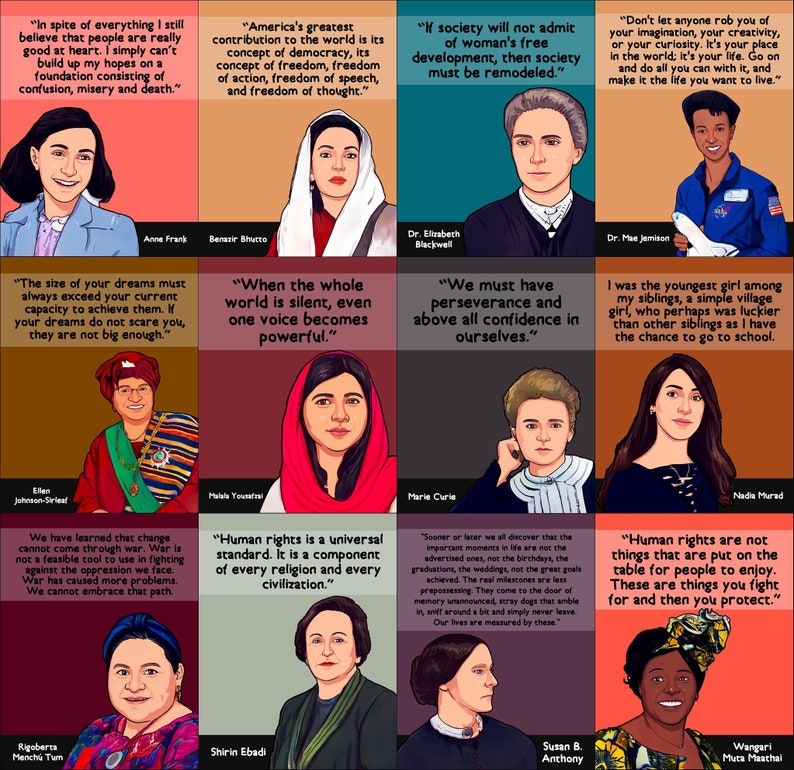 12 Famous Women in History Who Changed the World, Inspirational Quotes ...