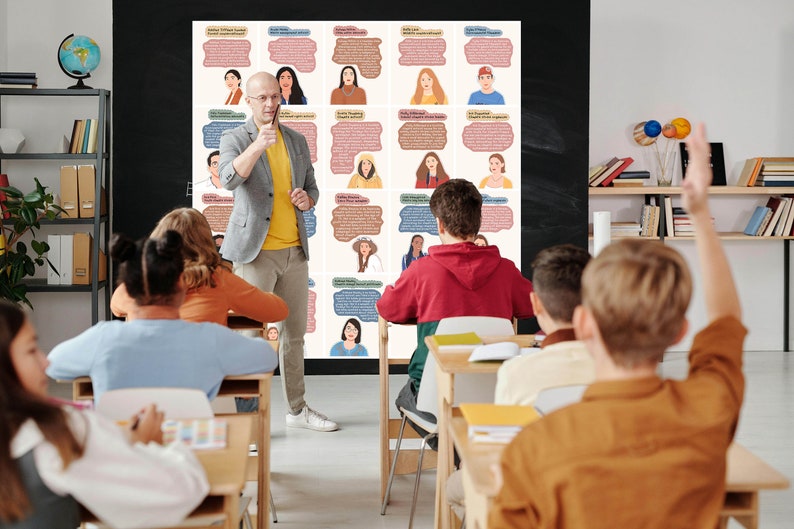 Biography of Climate Kids Heroes, Earth Month Classroom Posters Set for ...