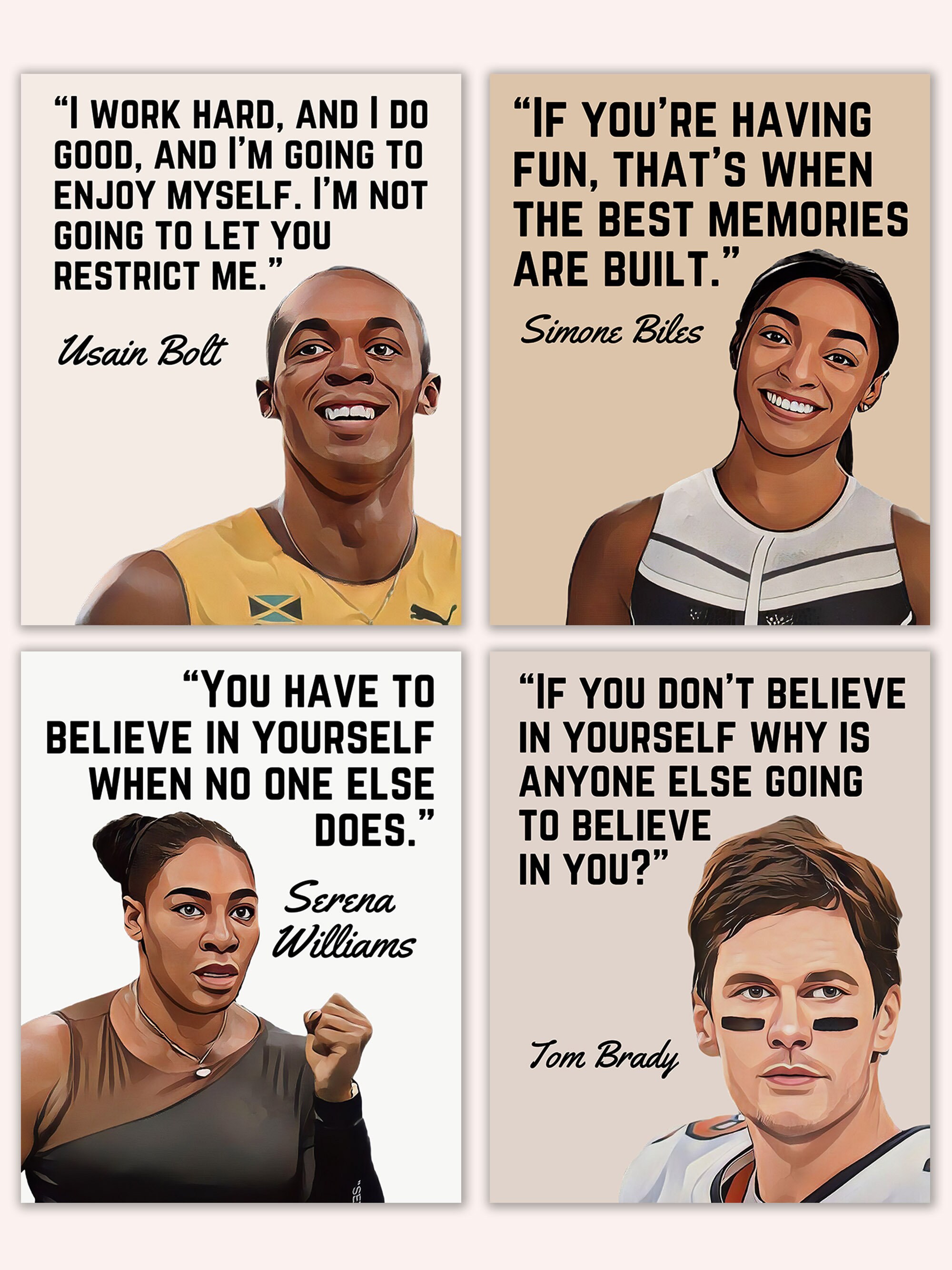 Digital Download Famous Athletes Posters, Classroom Decor, Office ...