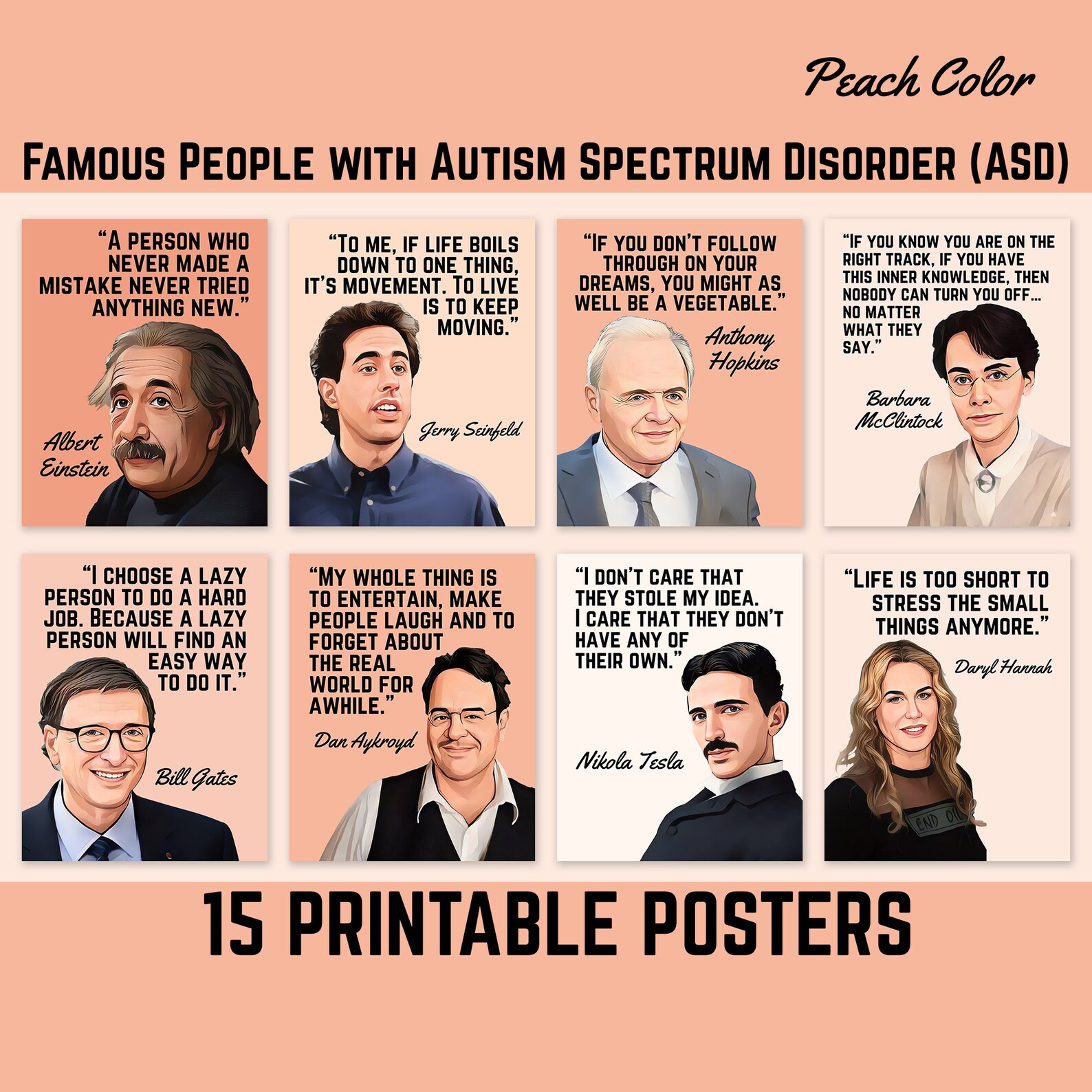 Famous People With Autism, Autism Awareness Day, National Autism ...