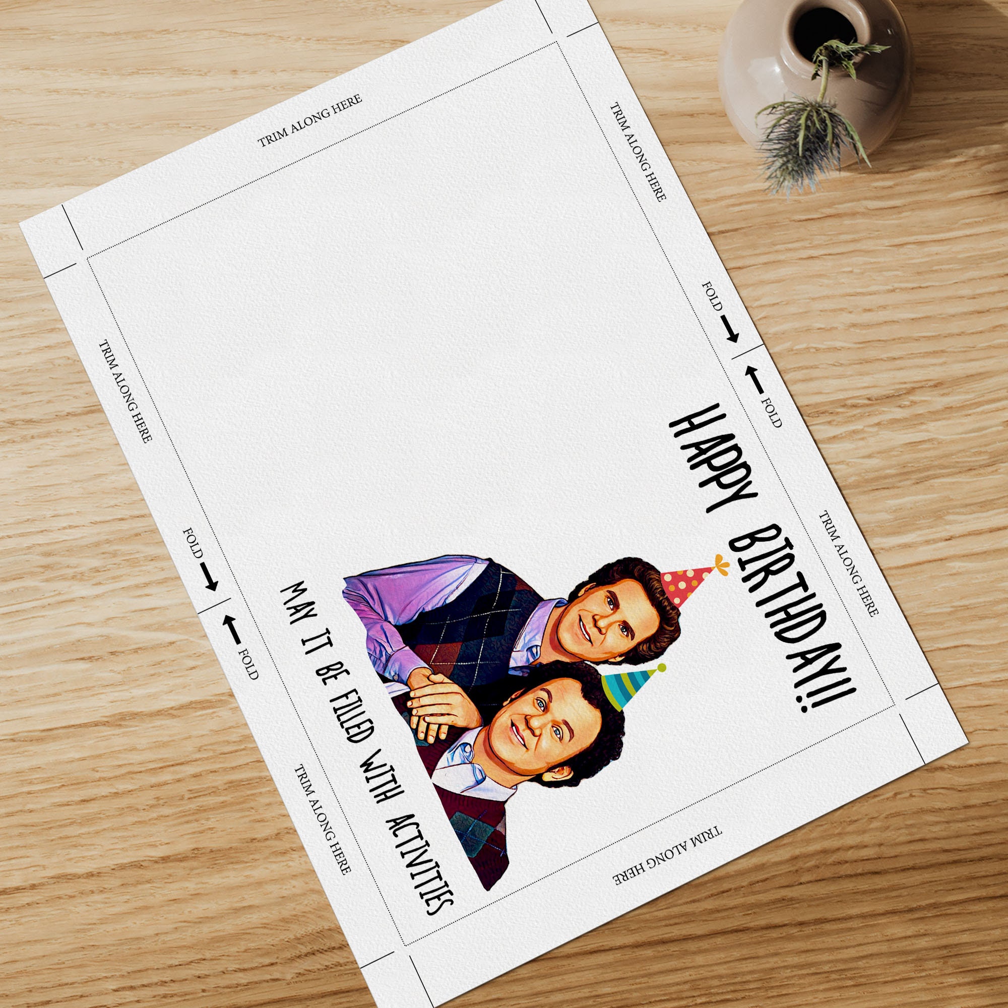 Step Brothers Birthday Card, May It Be Filled With Activities ...