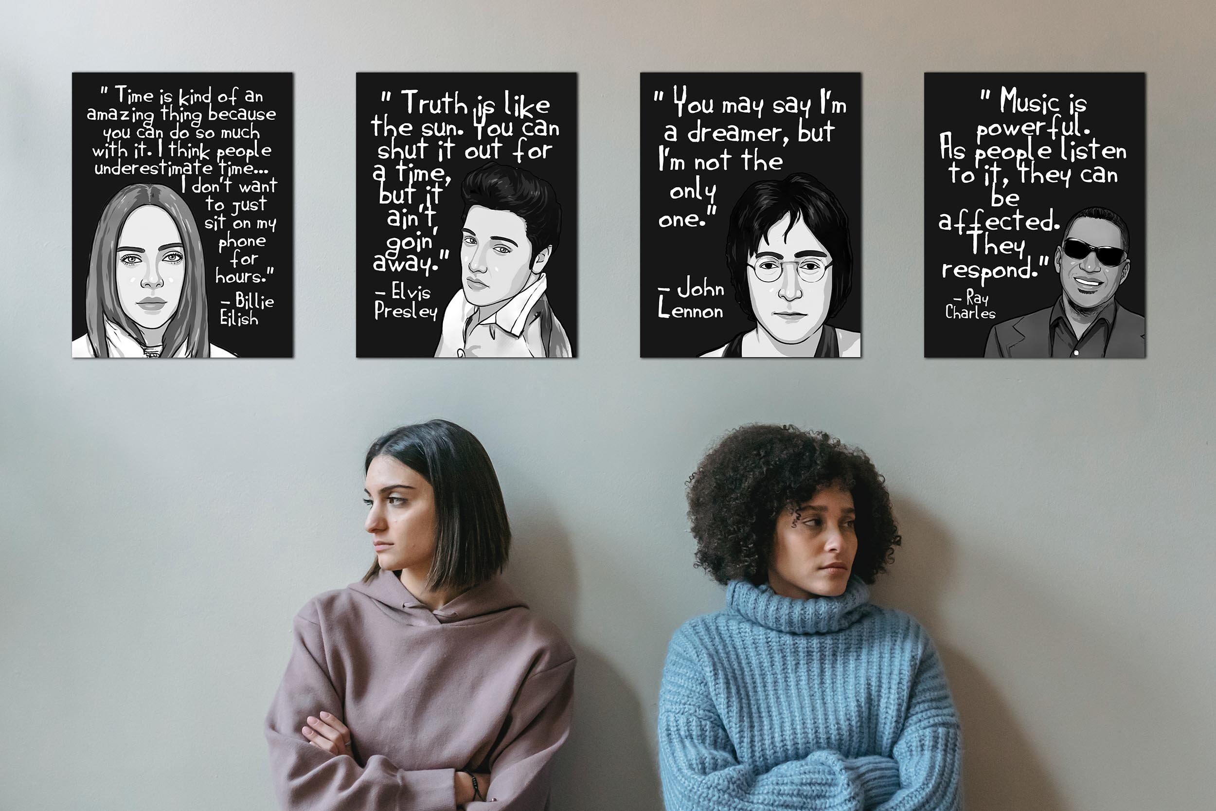 Famous Musicians Posters Notable Musical Leaders - Etsy